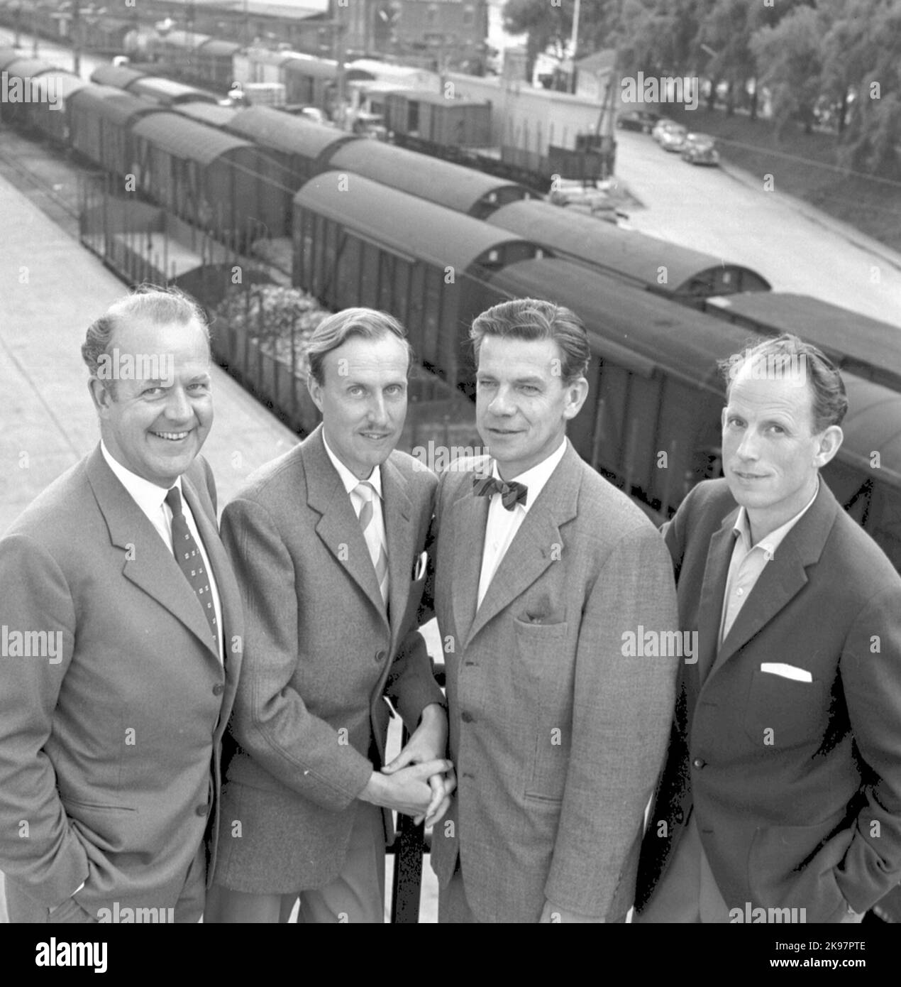 State Railways, SJ. Transport consultants at Norra Station Stock Photo ...