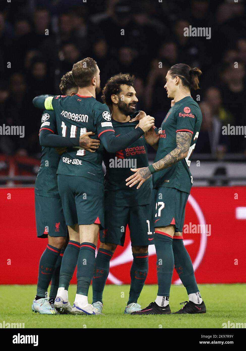 Amsterdam, The Netherlands. October 26, 2022 Amsterdam, The Netherlands. AMSTERDAM - (LR) Jordan ...