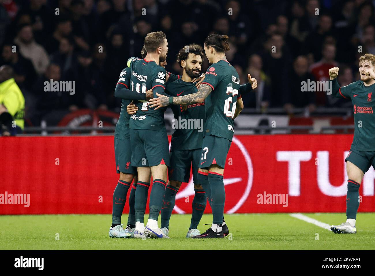 Amsterdam, The Netherlands. October 26, 2022 Amsterdam, The Netherlands. AMSTERDAM - (LR) Jordan ...