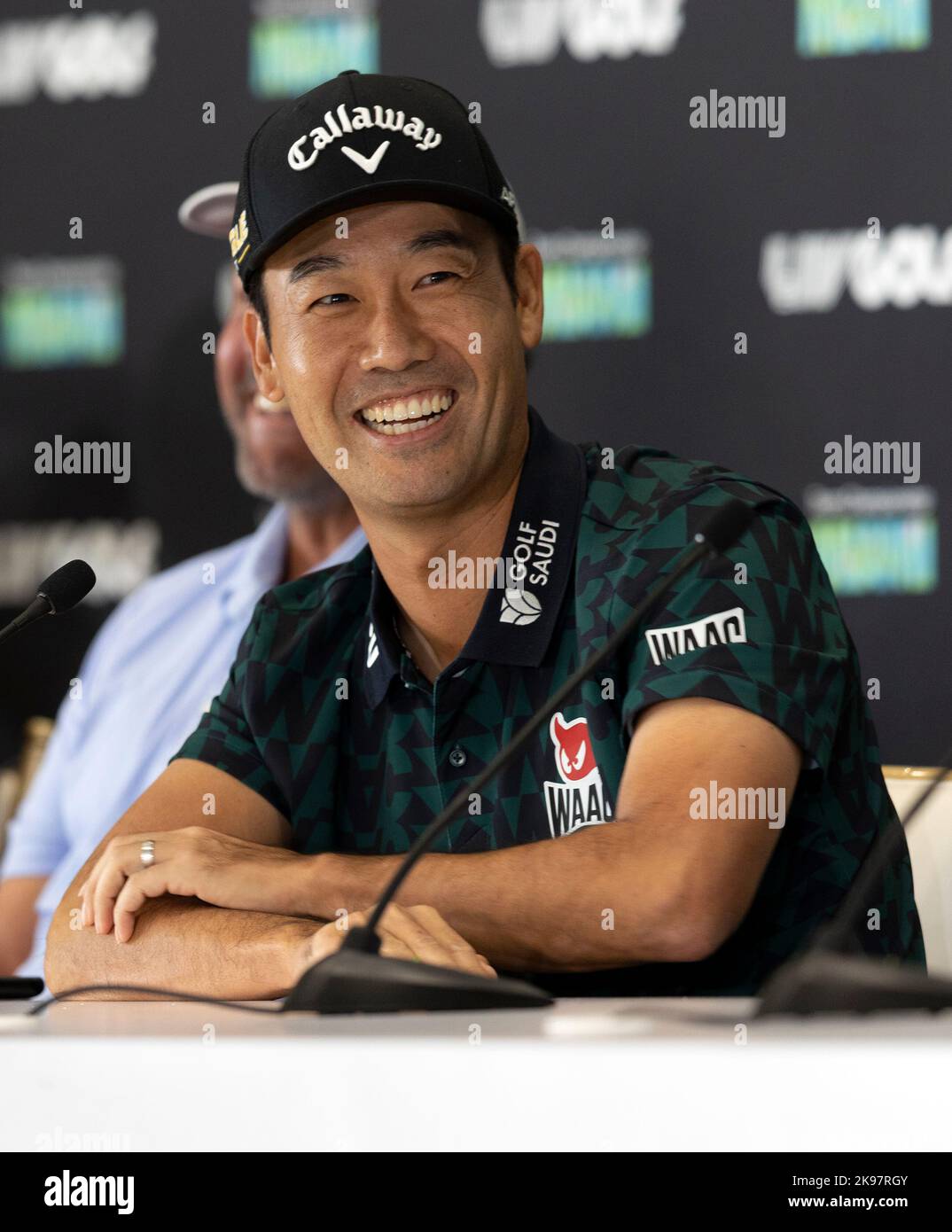 MIAMI, FL-OCT 26: Kevin Na is seen during LIV Golf Invitational press ...