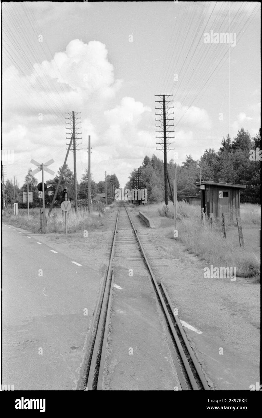 Gates crossing Black and White Stock Photos & Images - Alamy