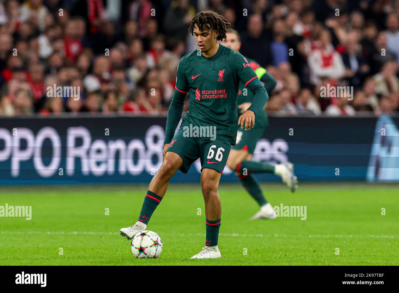 AMSTERDAM, NETHERLANDS - OCTOBER 26: Trent Alexander Arnold of ...