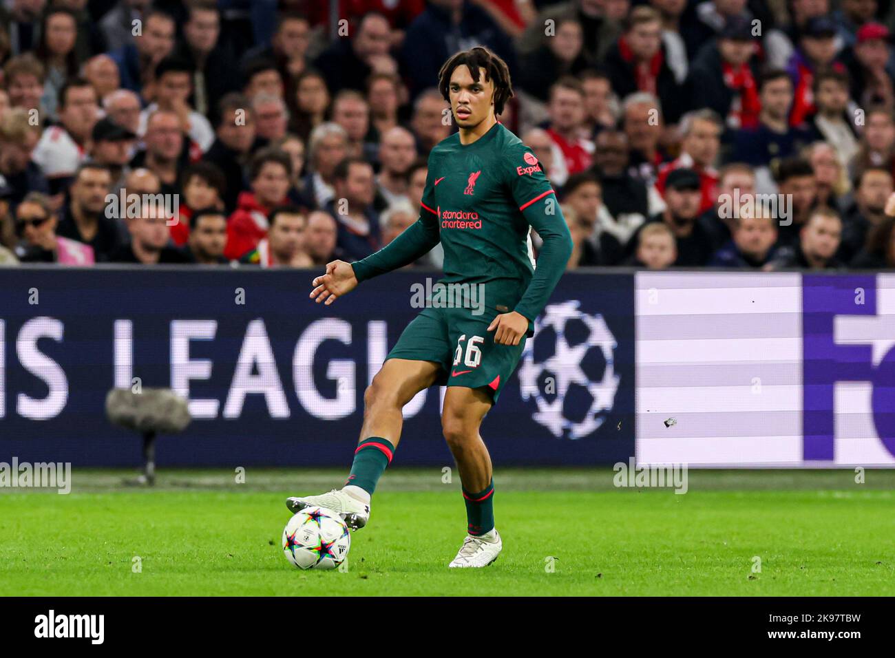AMSTERDAM, NETHERLANDS - OCTOBER 26: Trent Alexander Arnold of ...