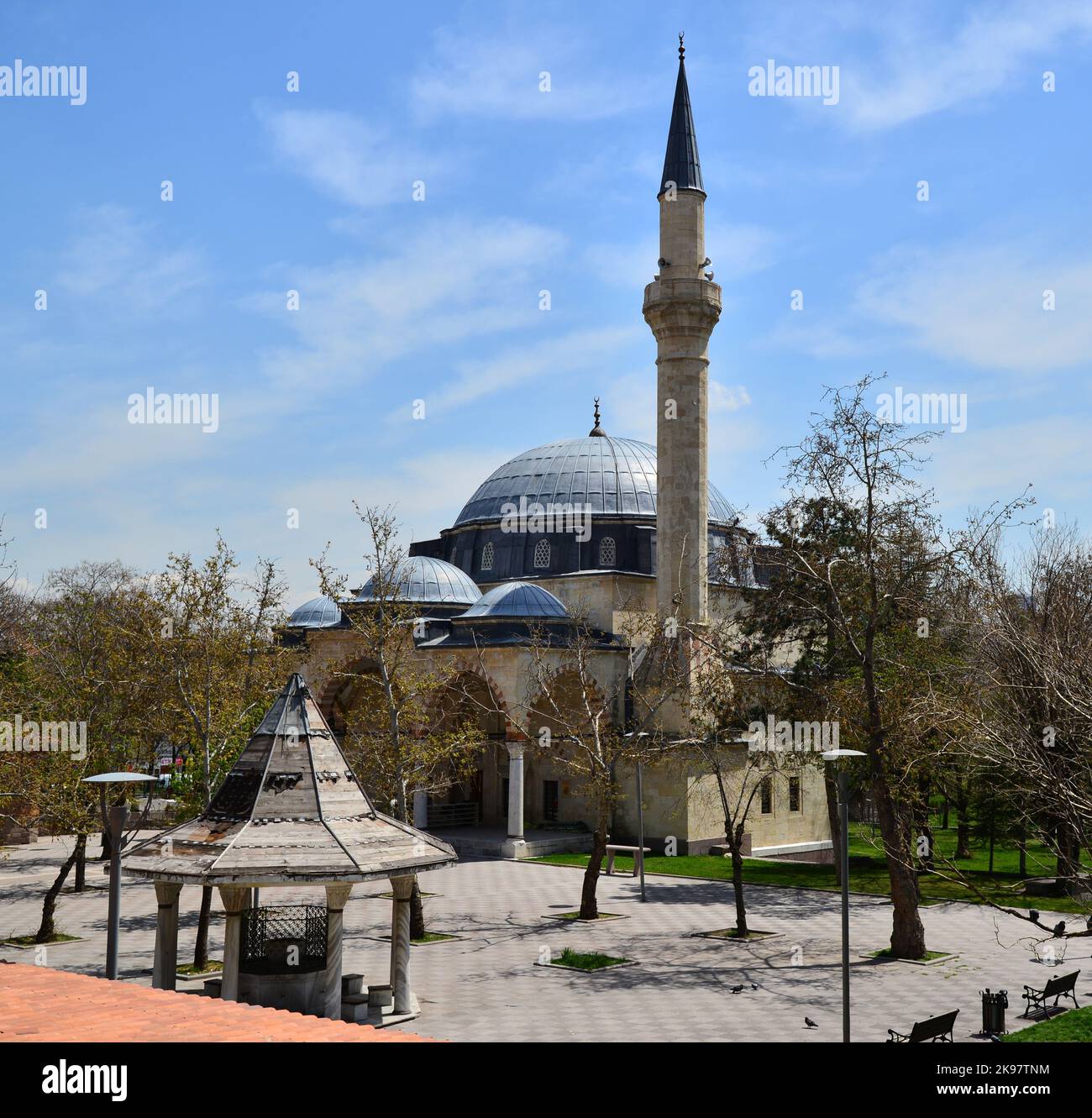 Cenab-i Ahmet Mosque and Tomb, located in Ankara, Turkey, was built in ...