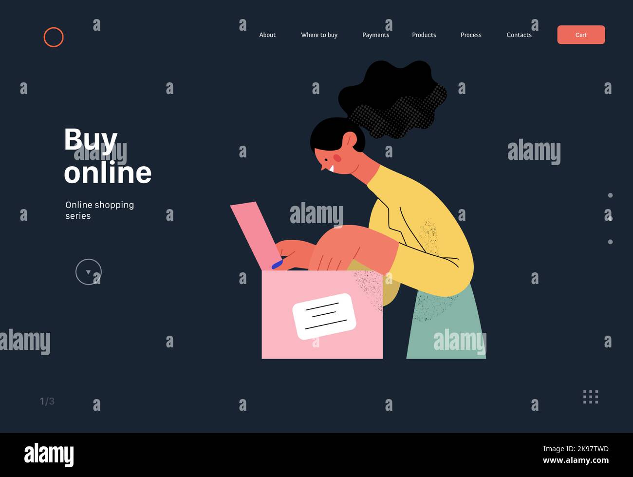 Buy online - Online shopping and electronic commerce web template ...