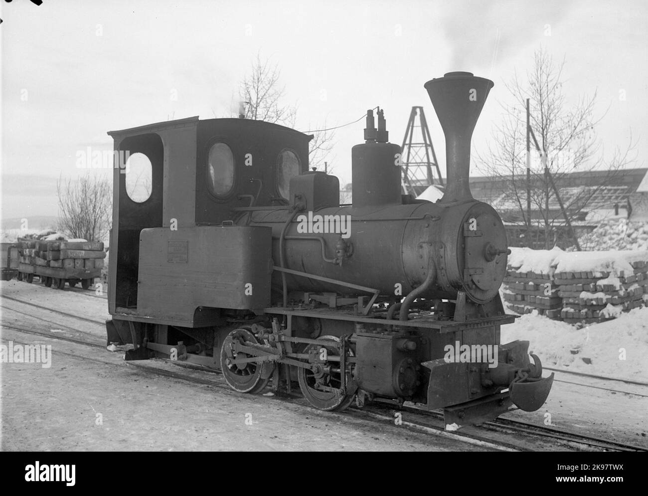 Valsverket's Lok 4. Manufacturers: Orenstein & Koppel, Berlin Stock ...