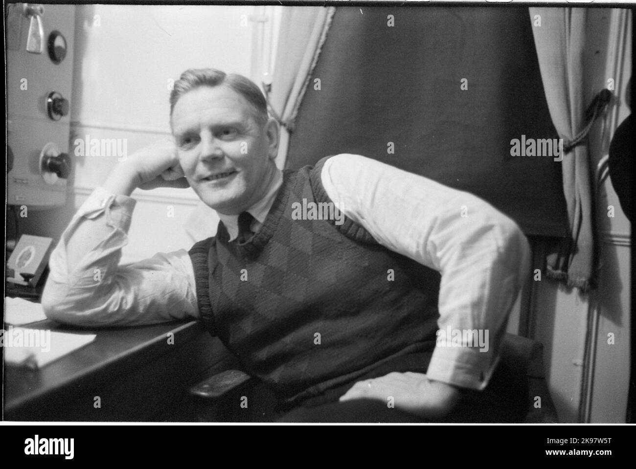 Ferry travel on sea Black and White Stock Photos & Images - Alamy