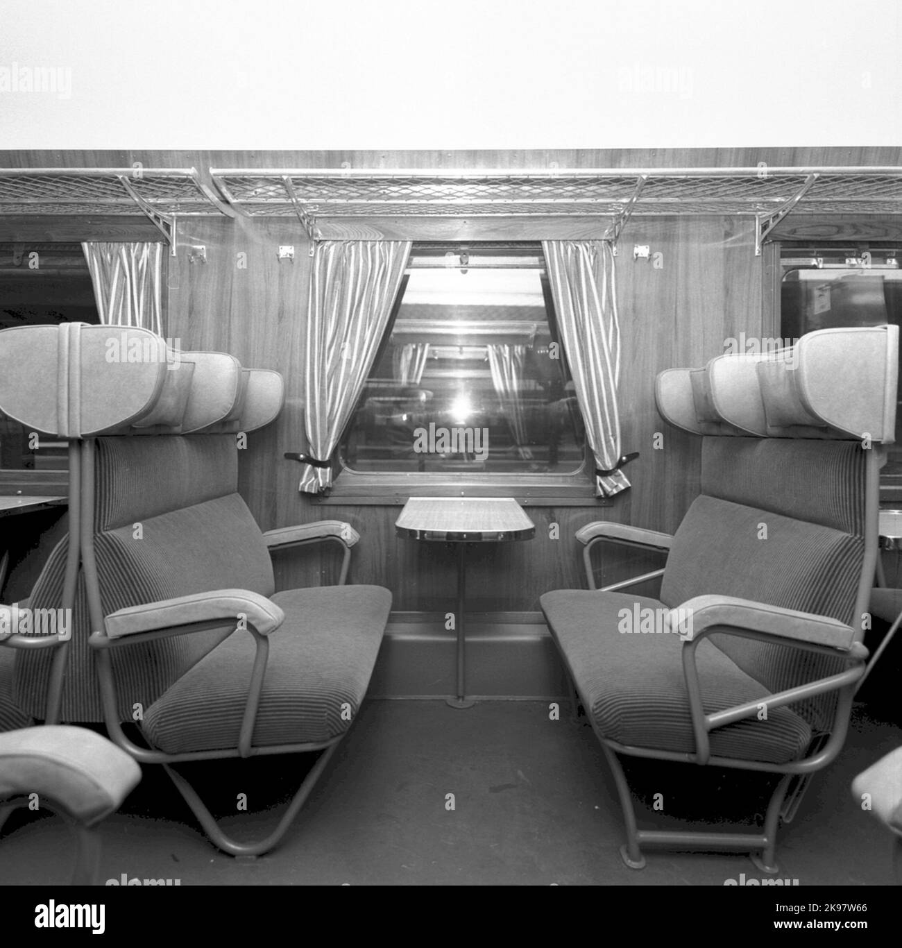 New train interior Black and White Stock Photos & Images - Alamy