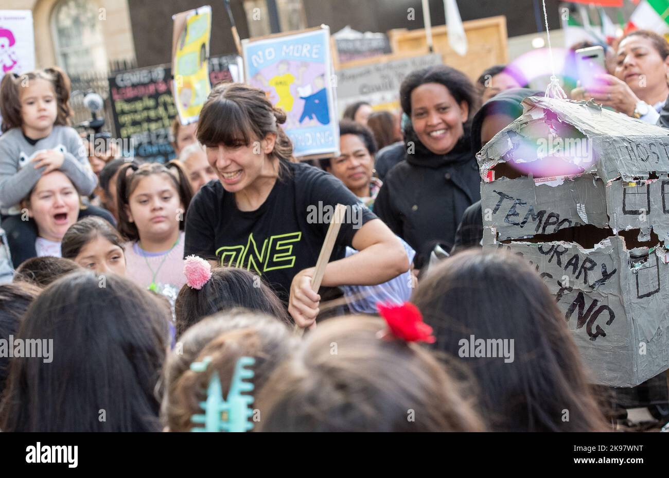 Westminster, London, UK. 26th October, 2022. Children symbolically ...