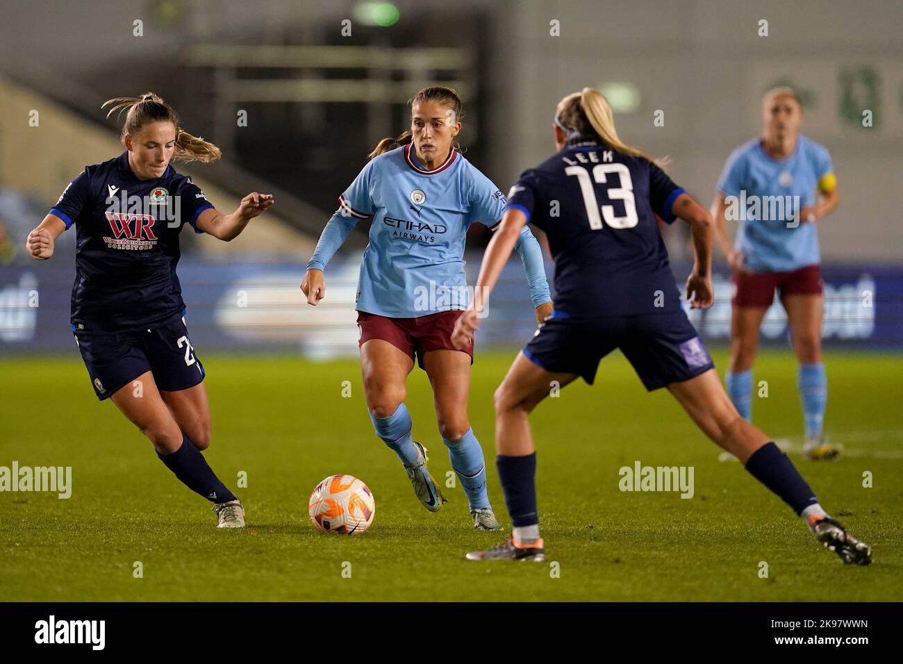Manchester City’s Filippa Angeldahl (second from left) in action during ...