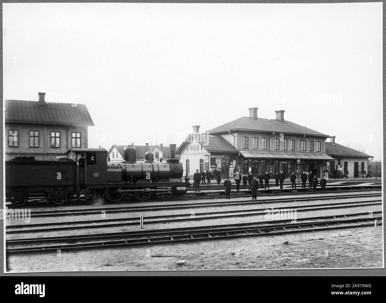 Sala railway station. State Railways, SJ KD 608 Stock Photo - Alamy