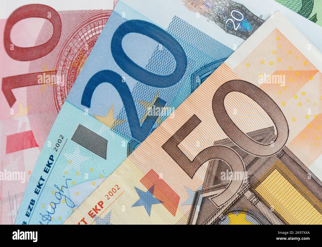 European banknotes, Euro currency from Europe, Euros Stock Photo - Alamy