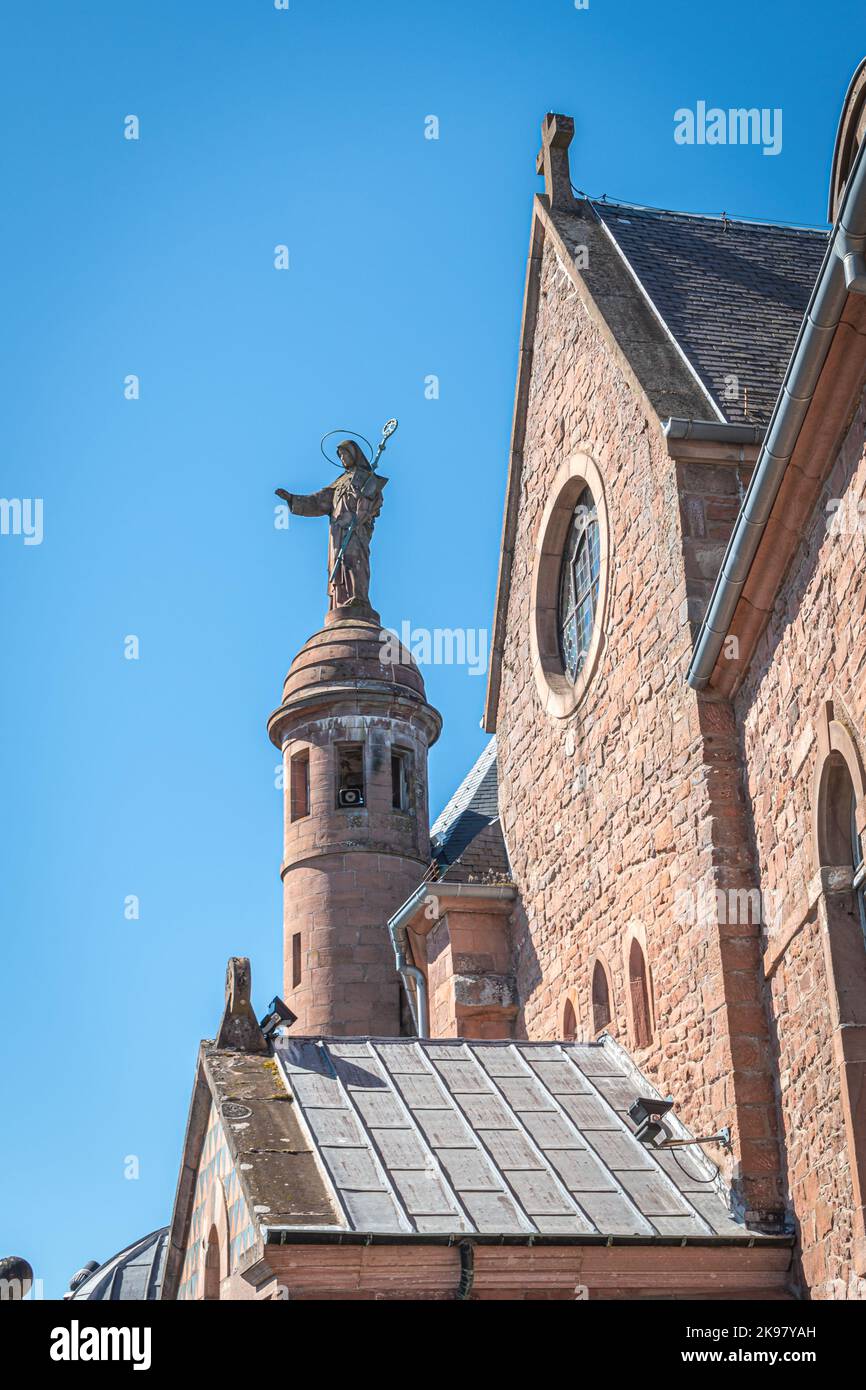 Mont Sainte-Odile Abbey, also known as Hohenburg Abbey, is a nunnery ...
