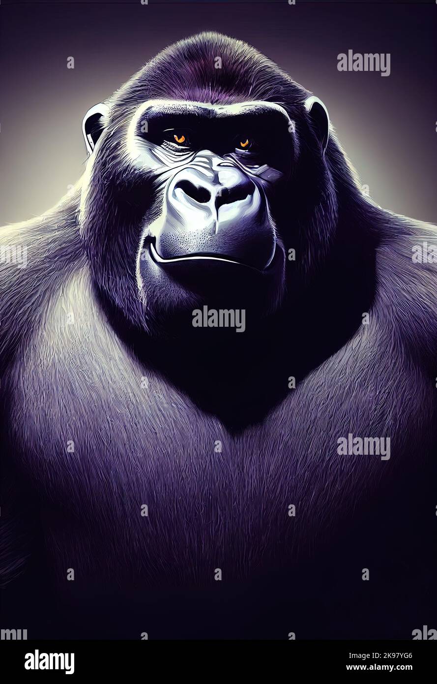 Human gorilla standing hi-res stock photography and images - Alamy