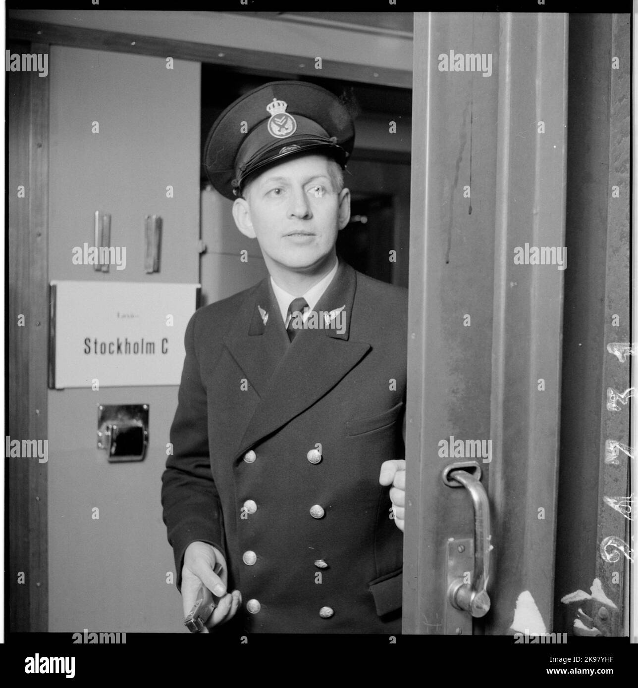 Car conductor Black and White Stock Photos & Images - Alamy