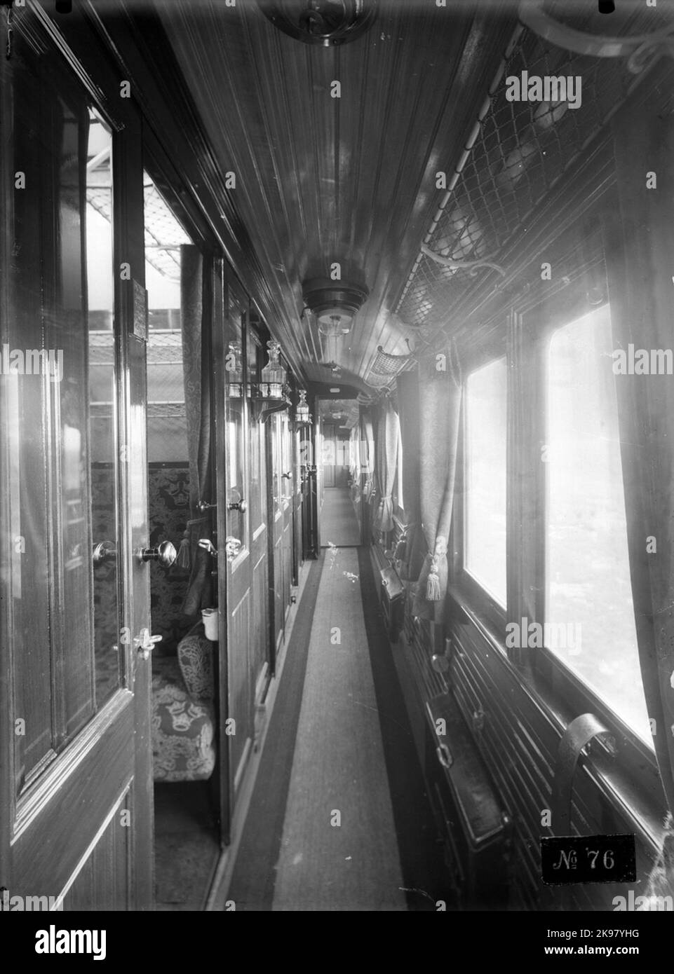The State Railways, SJ BCO3 1887, interior, AB Svenska Railway ...