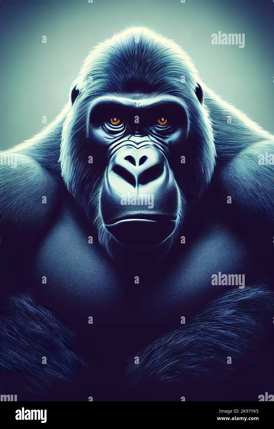 Human gorilla standing hi-res stock photography and images - Alamy
