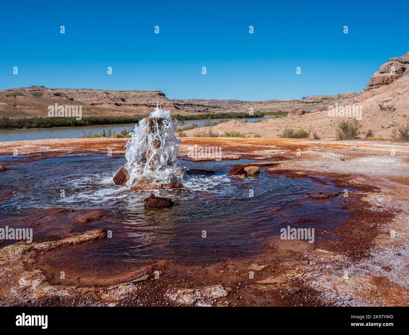 Crystal geyser utah hi-res stock photography and images - Alamy