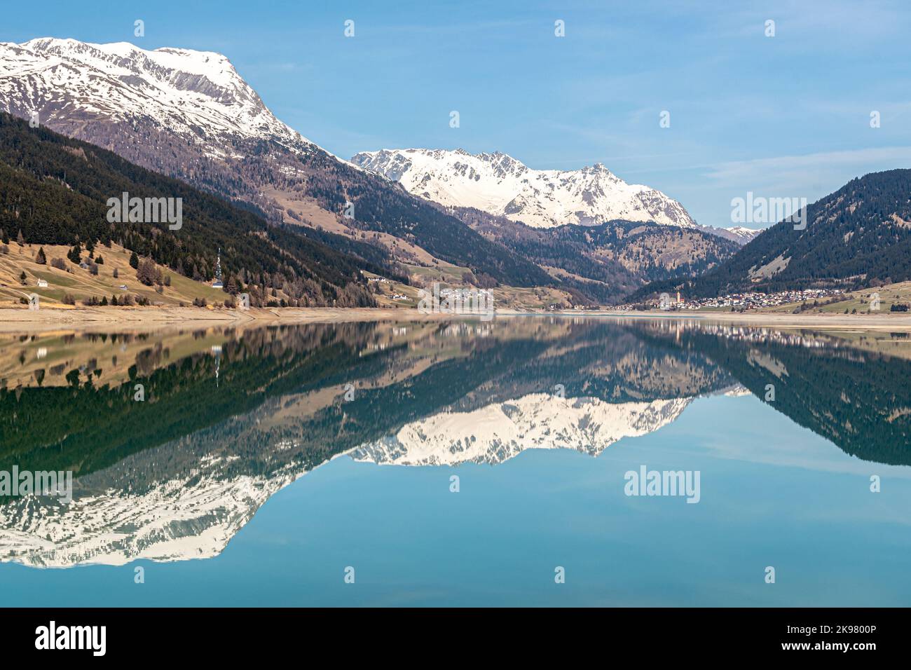 Reschen village hi-res stock photography and images - Alamy