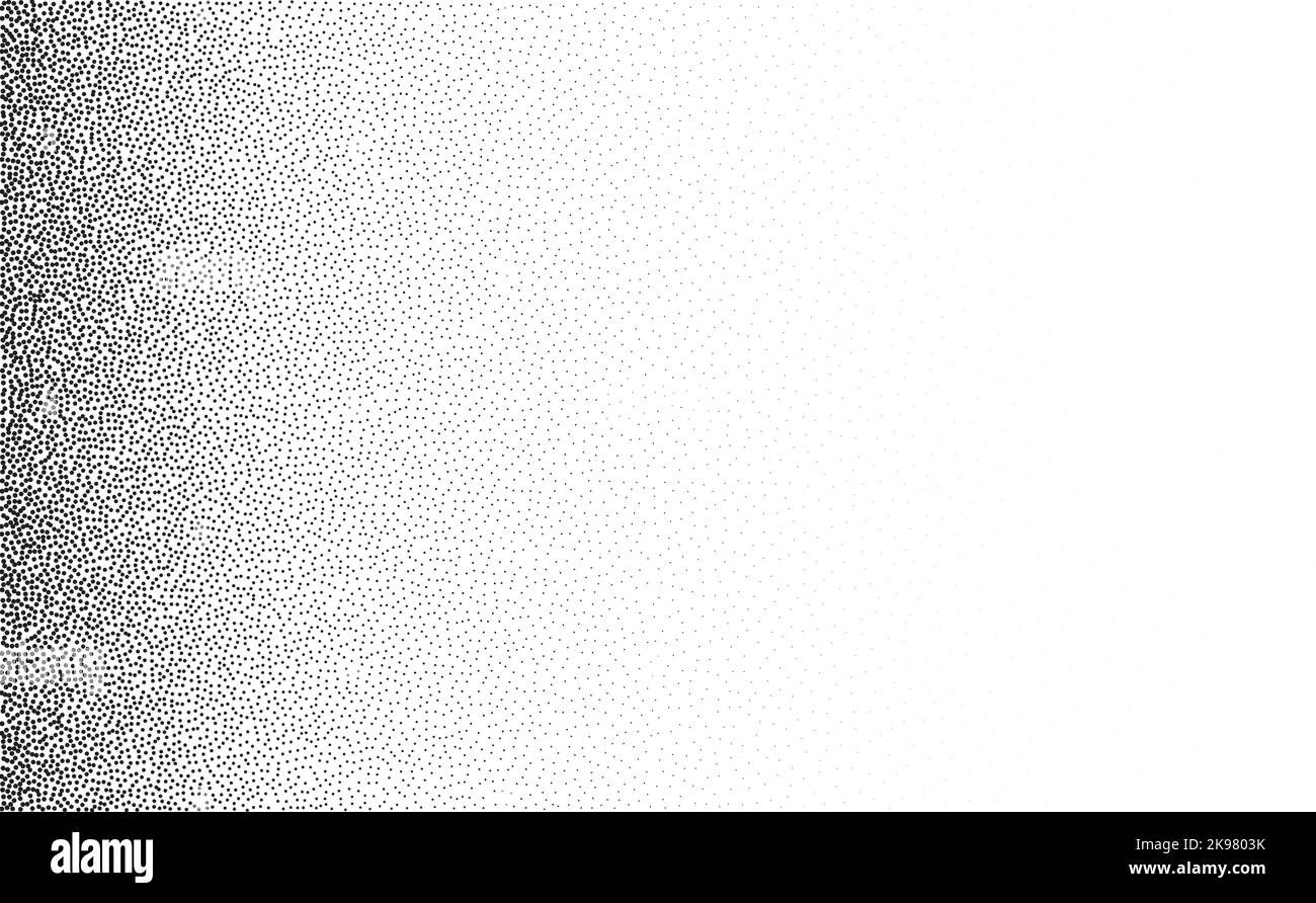 Grain stippled gradient. Faded stochastic dotwork texture. Random ...