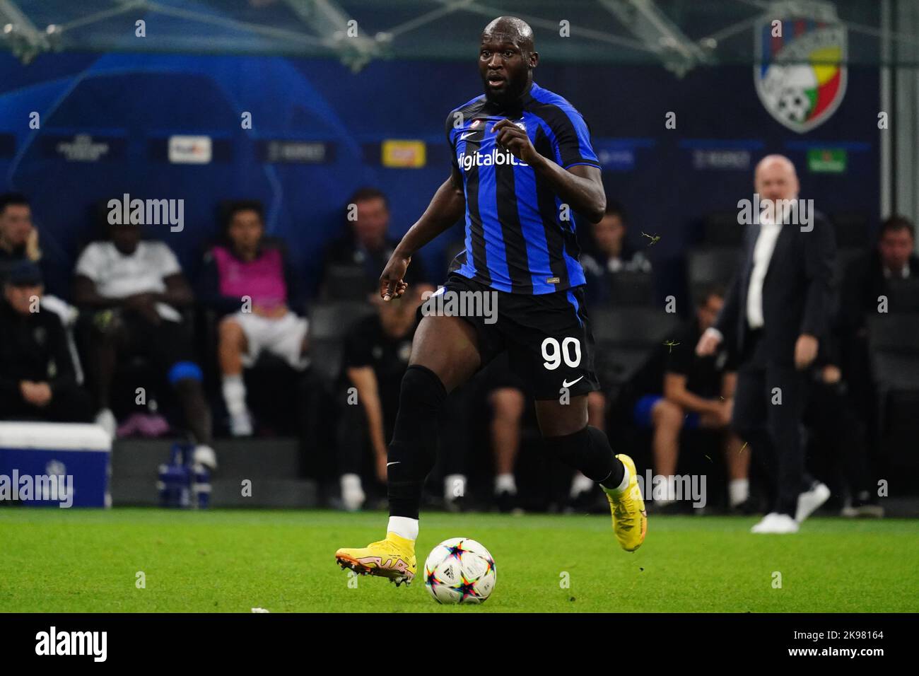 Milan, Italy - October 26, 2022, Romelu Lukaku (FC Inter) during the ...