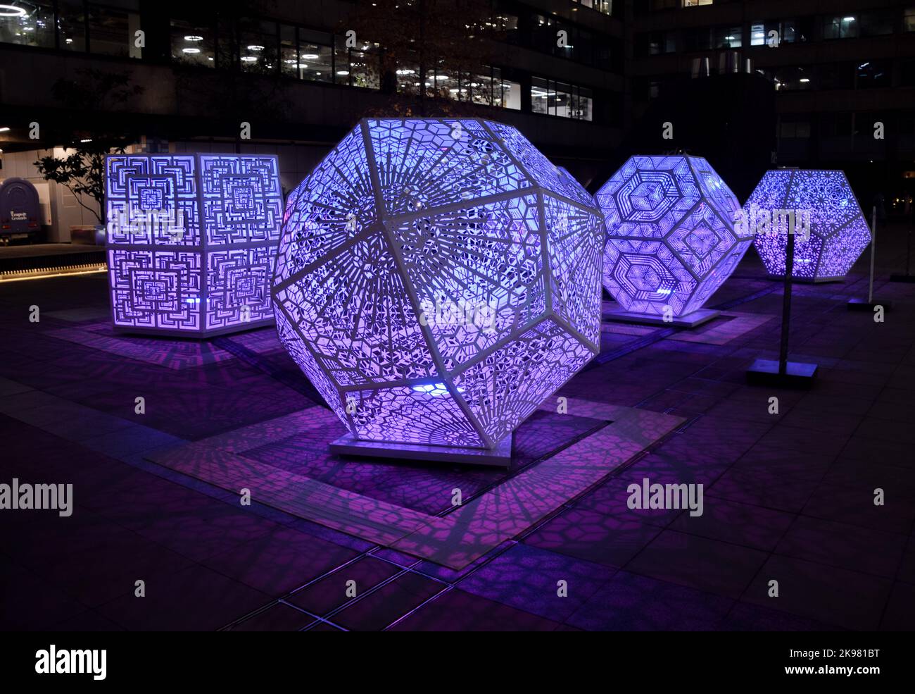 London, England, UK. 26th Oct, 2022. Sculptures by HYBYCOZO, the studio ...