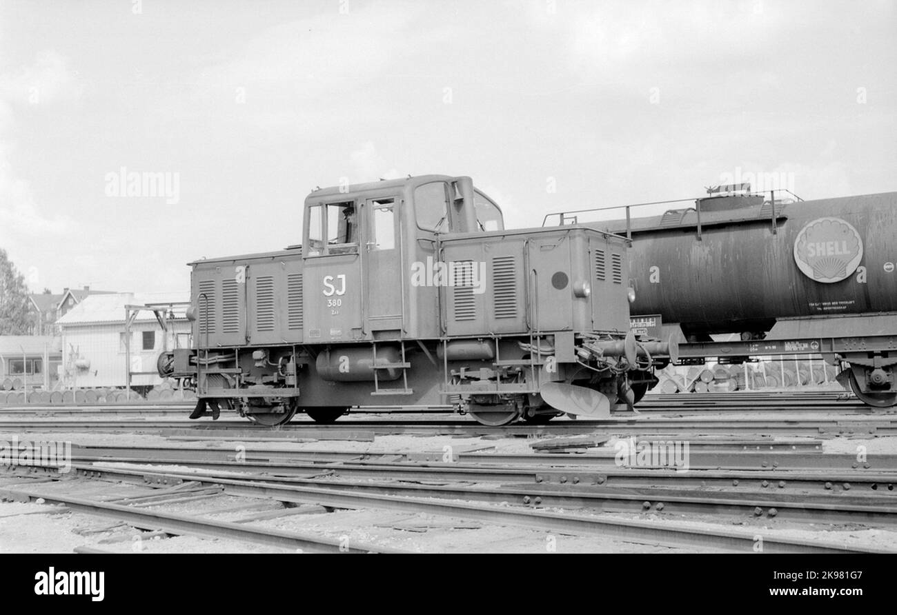 The State Railways, SJ Z63 380. Shell Stock Photo - Alamy