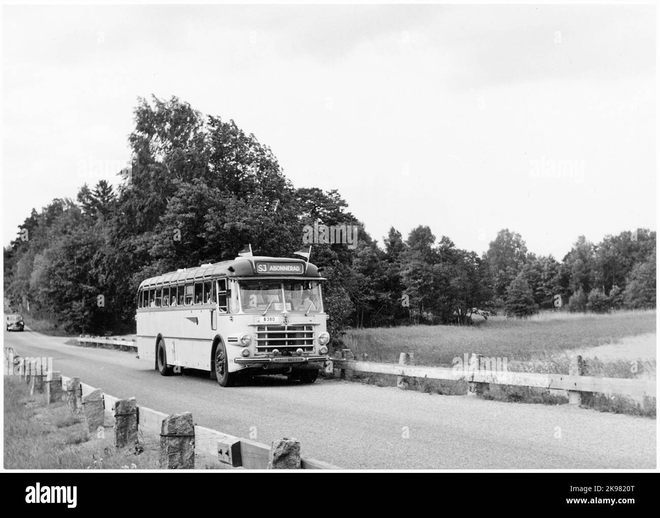 Coach. State Railways, SJ Bus 2375 Stock Photo - Alamy