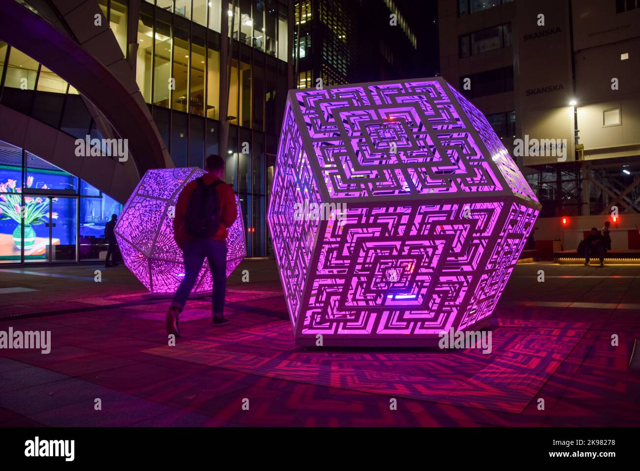 London, England, UK. 26th Oct, 2022. Sculptures by HYBYCOZO, the studio ...