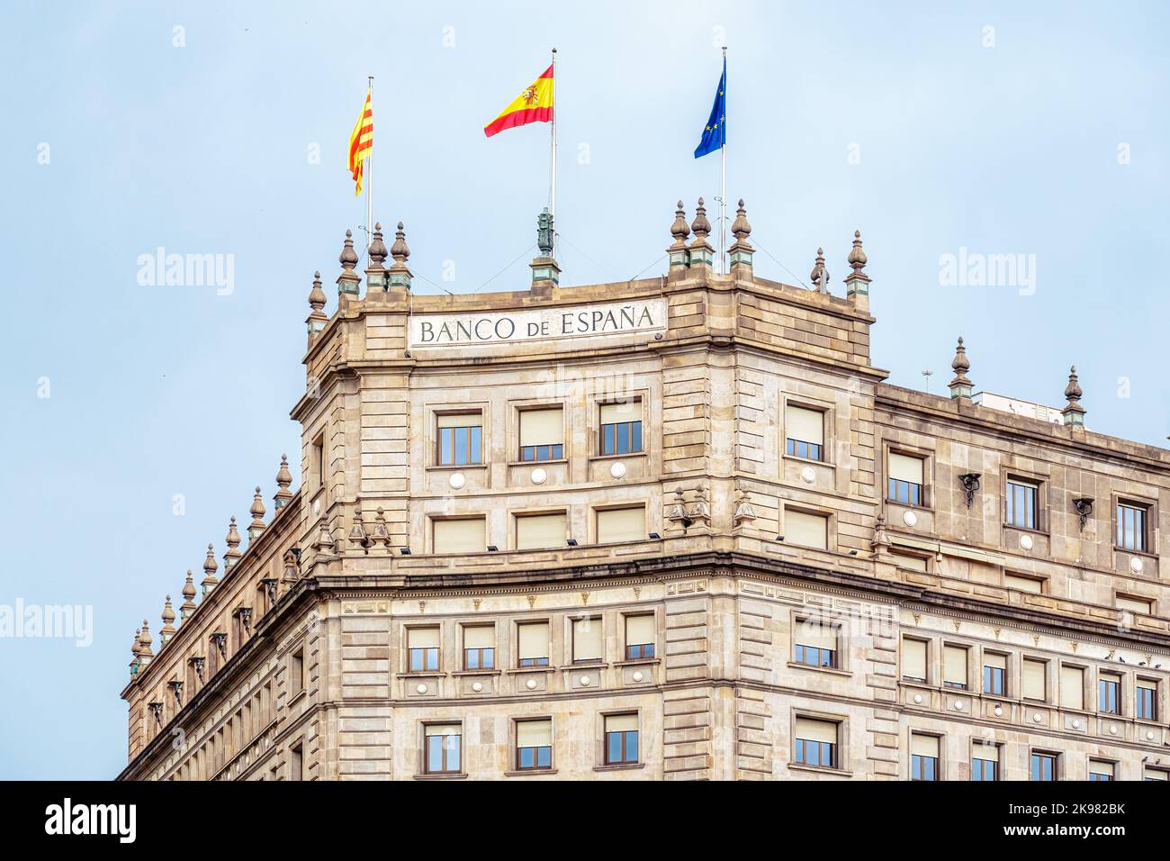 Banco de Espana building, Spain Stock Photo - Alamy