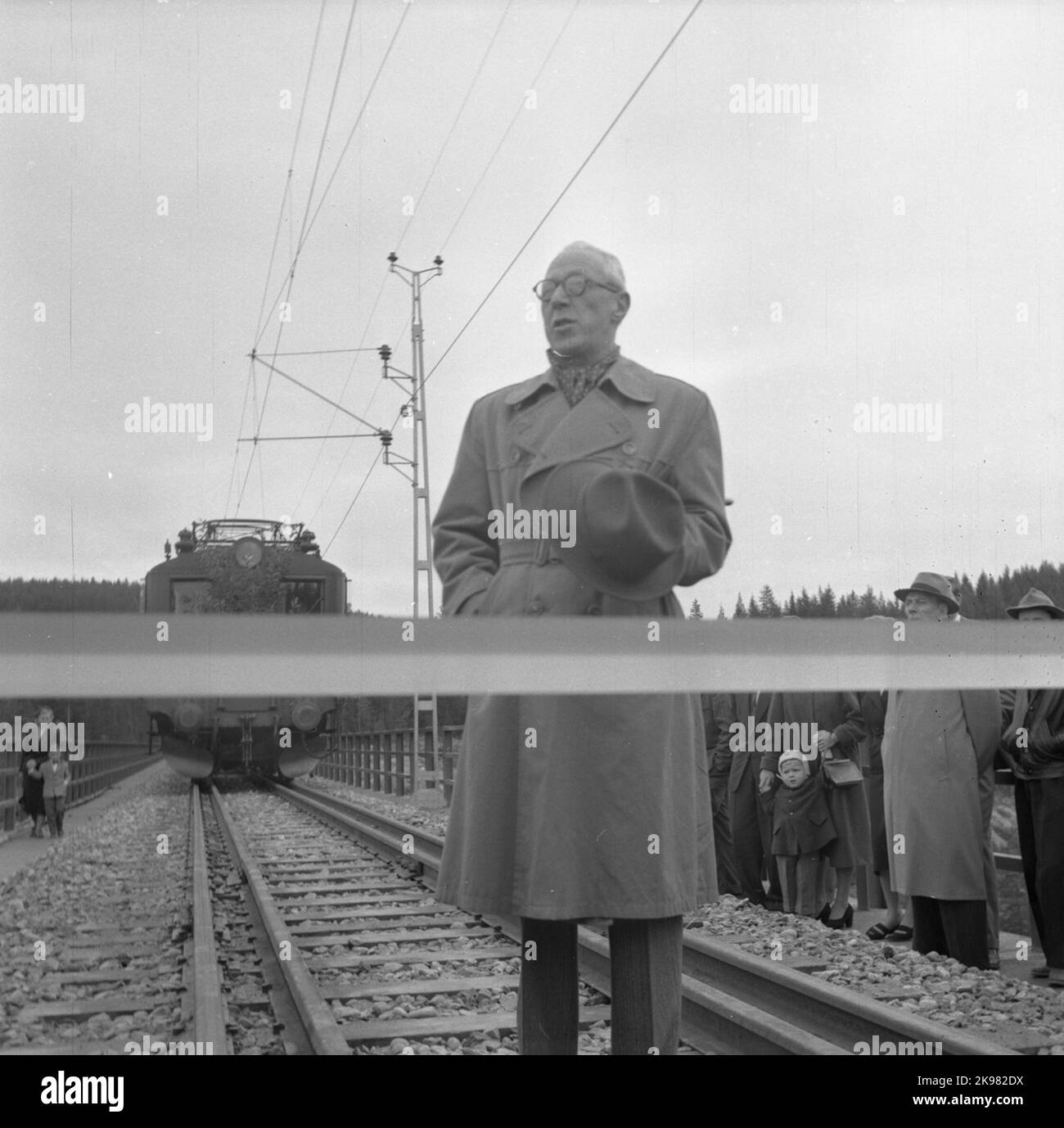 State Railways, SJ Du 347. Inauguration of BRO Stock Photo - Alamy