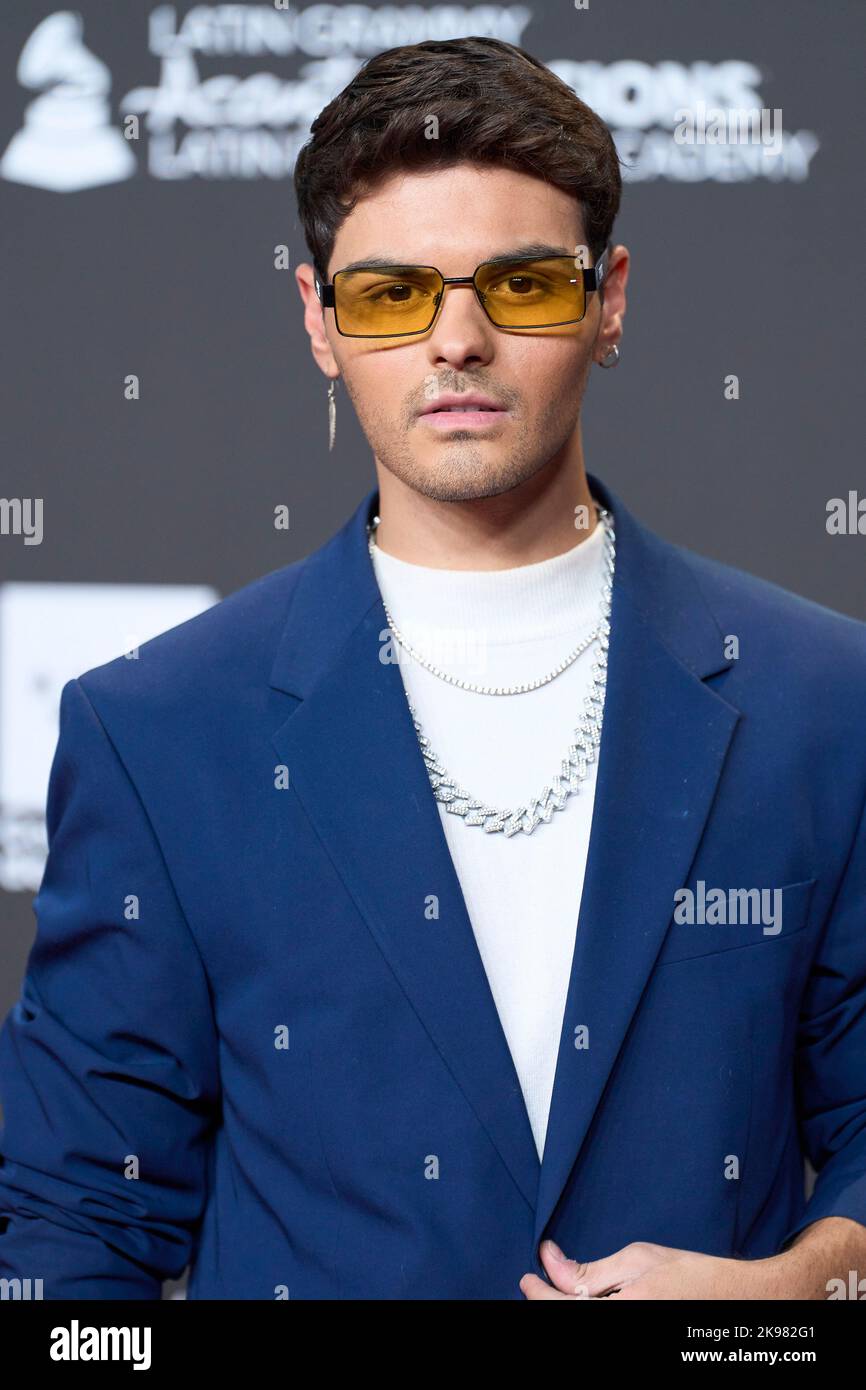 Madrid. Spain. 20221026, Abraham Mateo attends Latin GRAMMY Acoustic ...