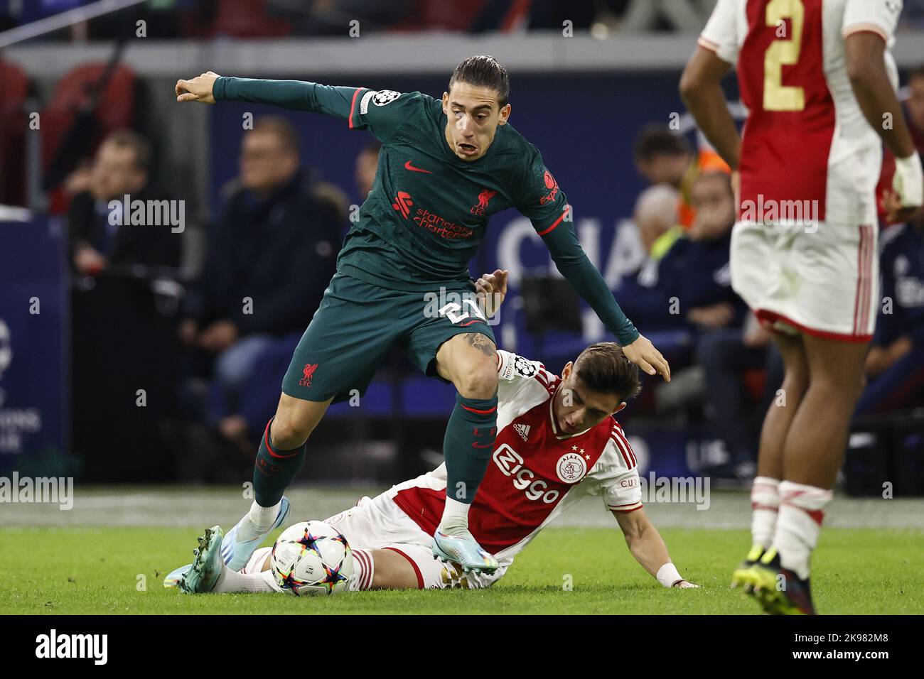 Amsterdam, The Netherlands. October 26, 2022 Amsterdam, The Netherlands. AMSTERDAM - (LR) Kostas ...