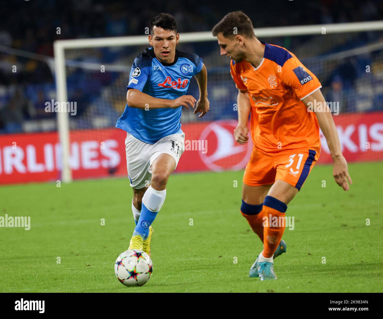 Naples, Campania, Italy. 26th Oct, 2022. During the Champions League ...