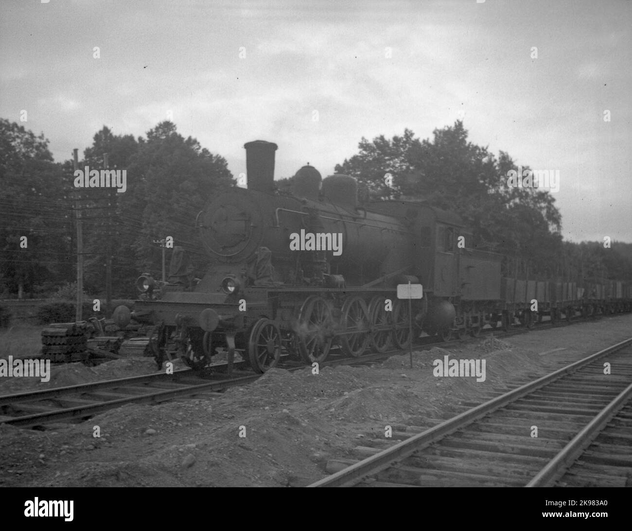 State Railways, SJ E2 Meed Gruståg Stock Photo - Alamy