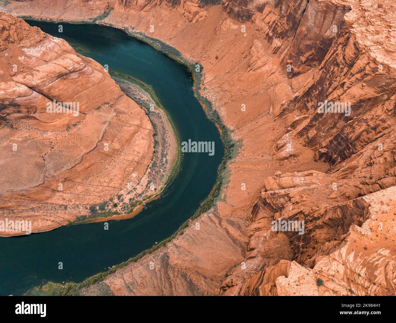 Horseshoe Bend is a famous meander on river Colorado Stock Photo - Alamy
