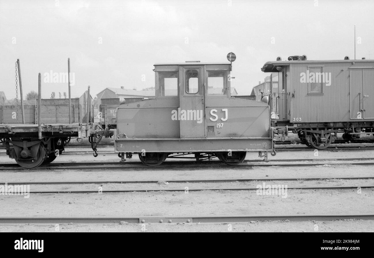 The State Railways, SJ ZT 197. Originally Halmstad - Bolmens Railway ...