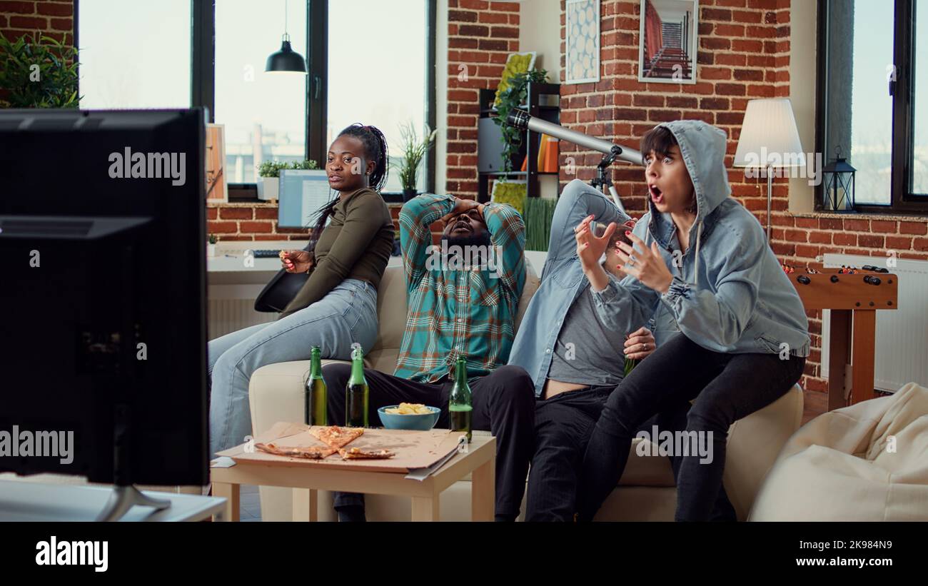 African american sad soccer hi-res stock photography and images - Alamy