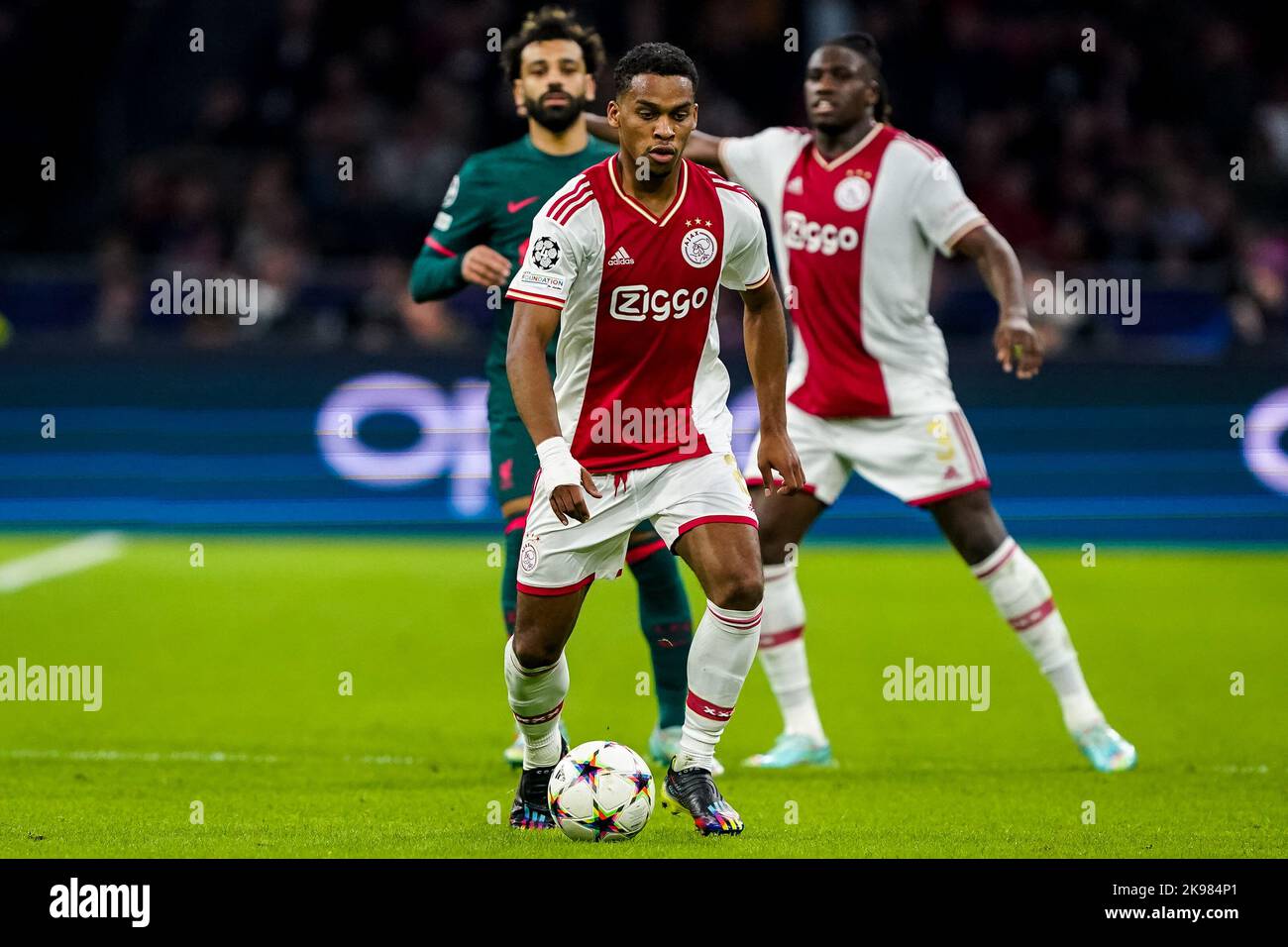 AMSTERDAM, NETHERLANDS - OCTOBER 26: Jurrien Timber of Ajax during the ...