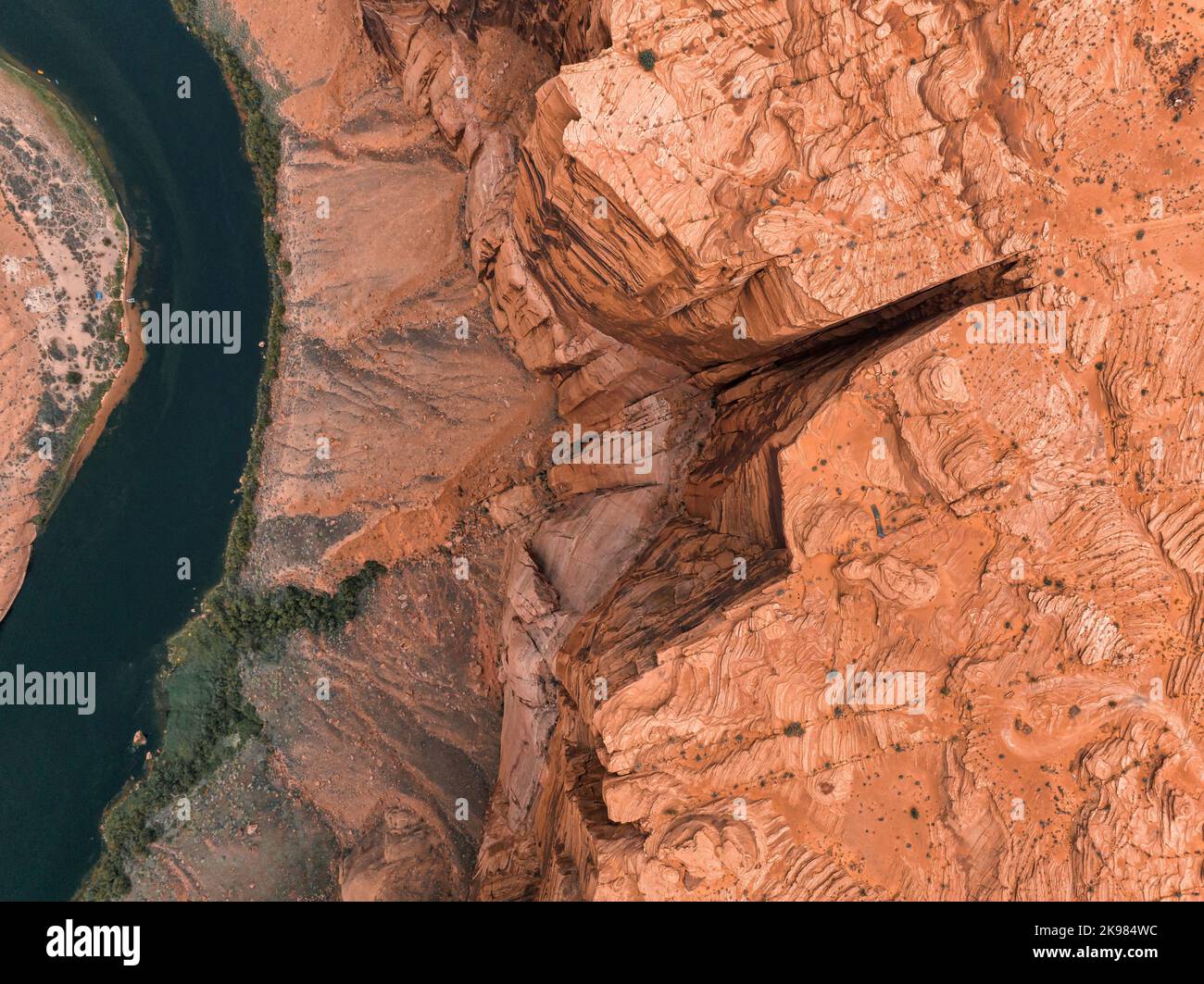 Horseshoe Bend is a famous meander on river Colorado Stock Photo - Alamy