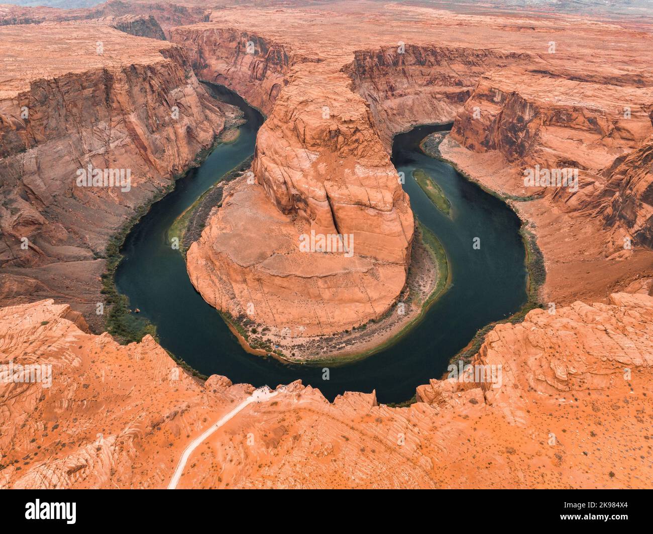 Horseshoe Bend is a famous meander on river Colorado Stock Photo - Alamy