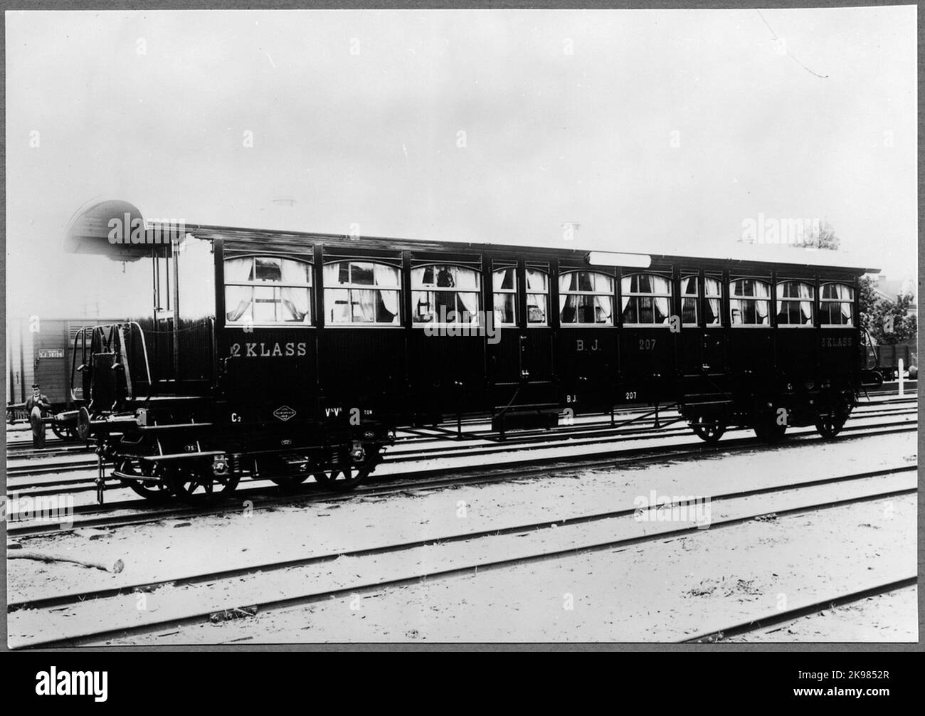 The Bergslager's railways, BJ C2 207. And on the track behind the State ...