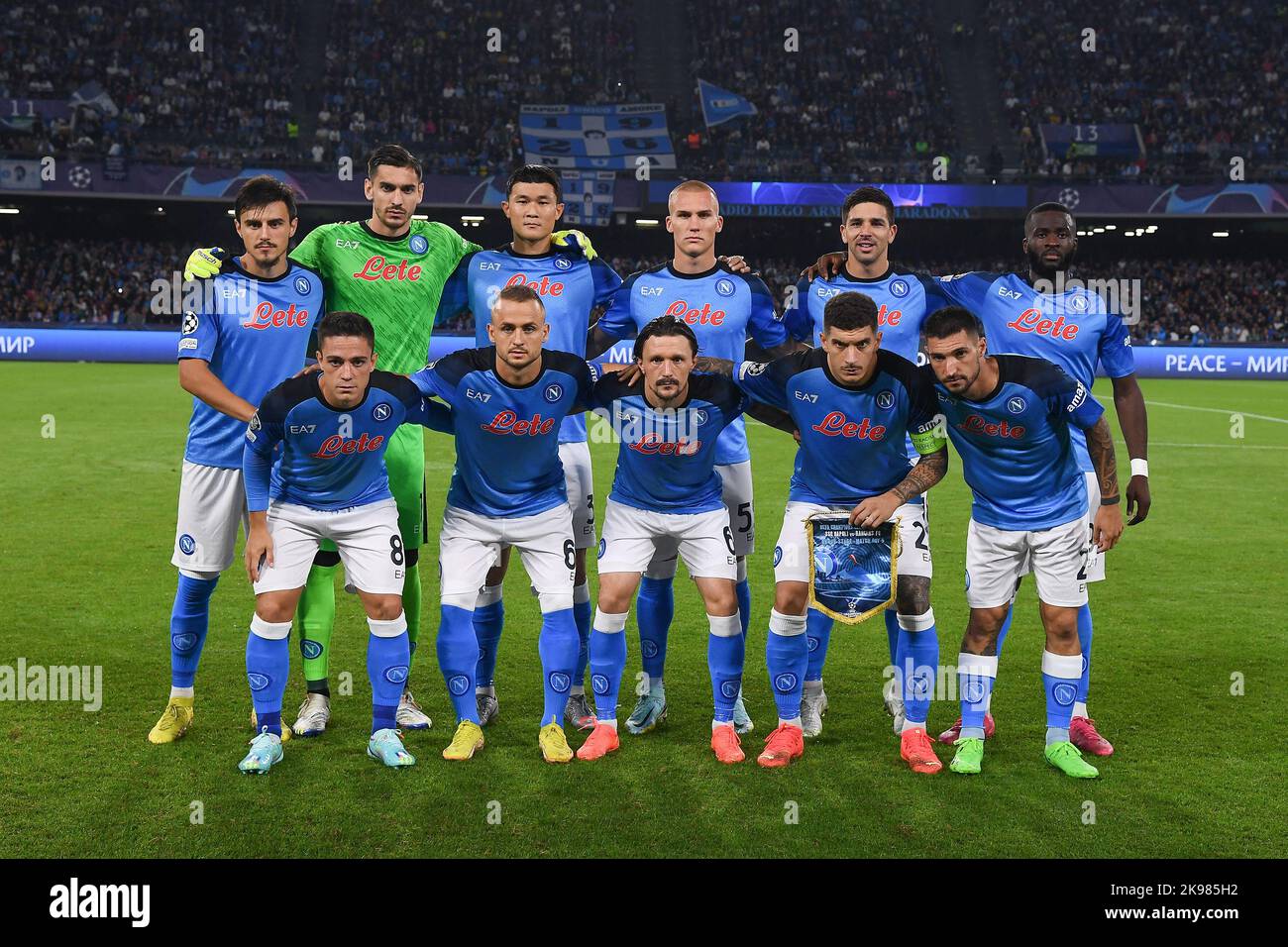 Football team photo naples hi-res stock photography and images - Alamy