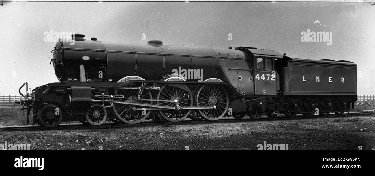 (The London & North Eastern Railway ) LNER A1 4472 "Flying Scotsman Stock Photo - Alamy