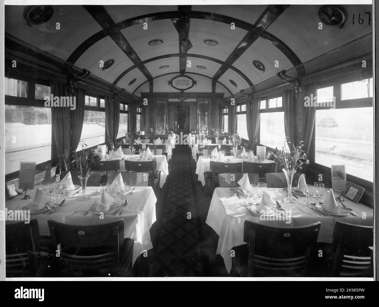 Rail car dining hi-res stock photography and images - Alamy