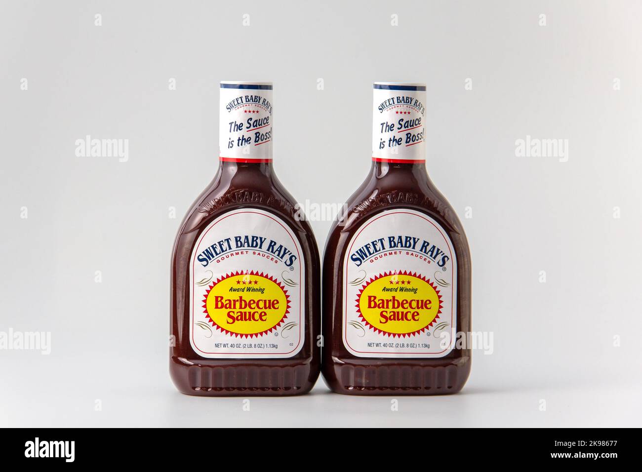 ST. PAUL, MN, USA - OCTOBER 26, 2022:Sweet Baby Ray's Barbecue Sauce ...