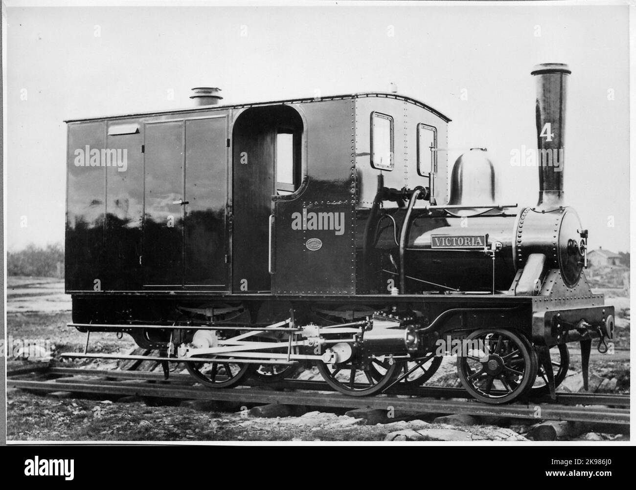 Lidköping - Skara - Stenstorps Railway, LSSJ LOK 4 "Victoria", the only ...