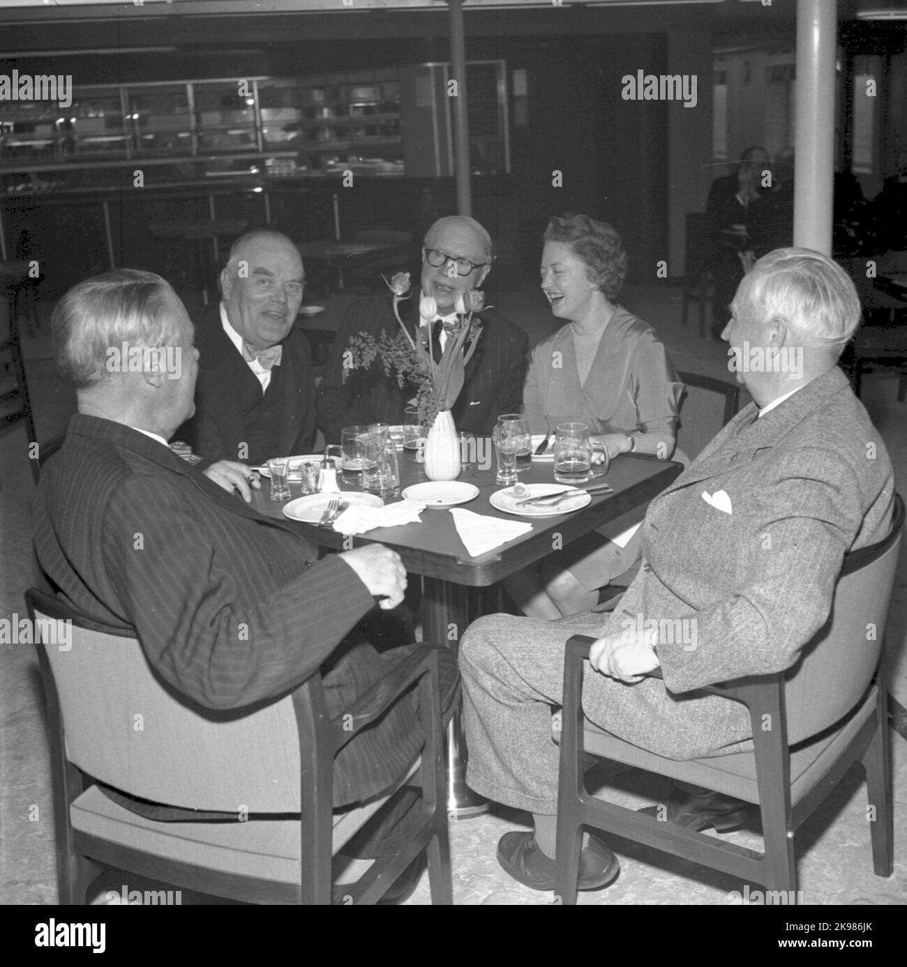 M/S Trelleborg, Inaugural District Manager Wallentin, Supreme Engineer ...