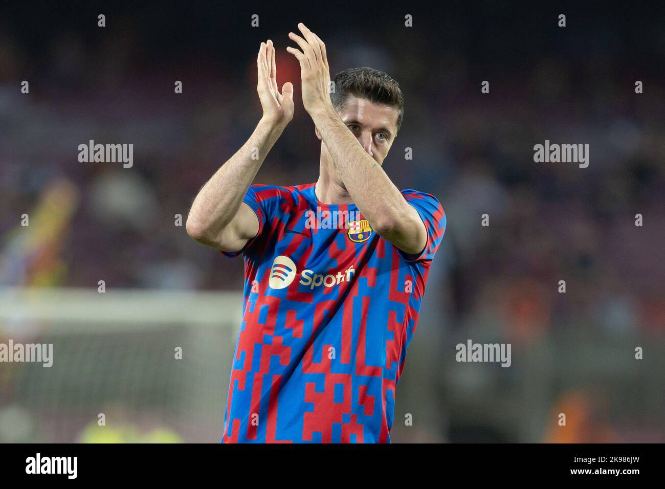 Barcelona, Spain. 26/10/2022, during the UEFA Champions League match between FC Barcelona and FC ...