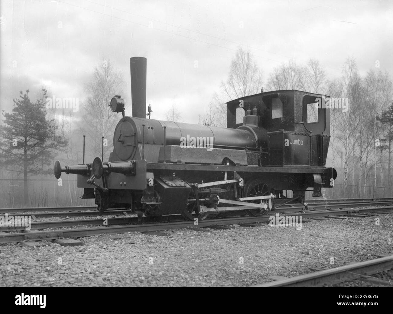 The locomotive "Jumbo" belonging to the trolley & machine factory, ASJ ...